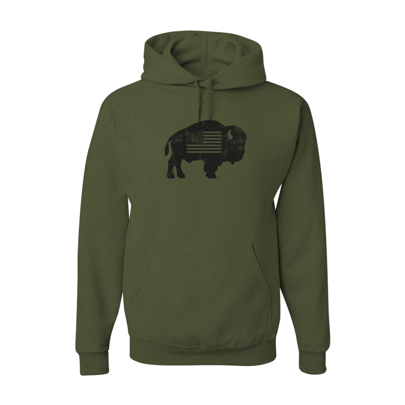 Distressed Buffalo Flag Hoodie – Buffalove Apparel