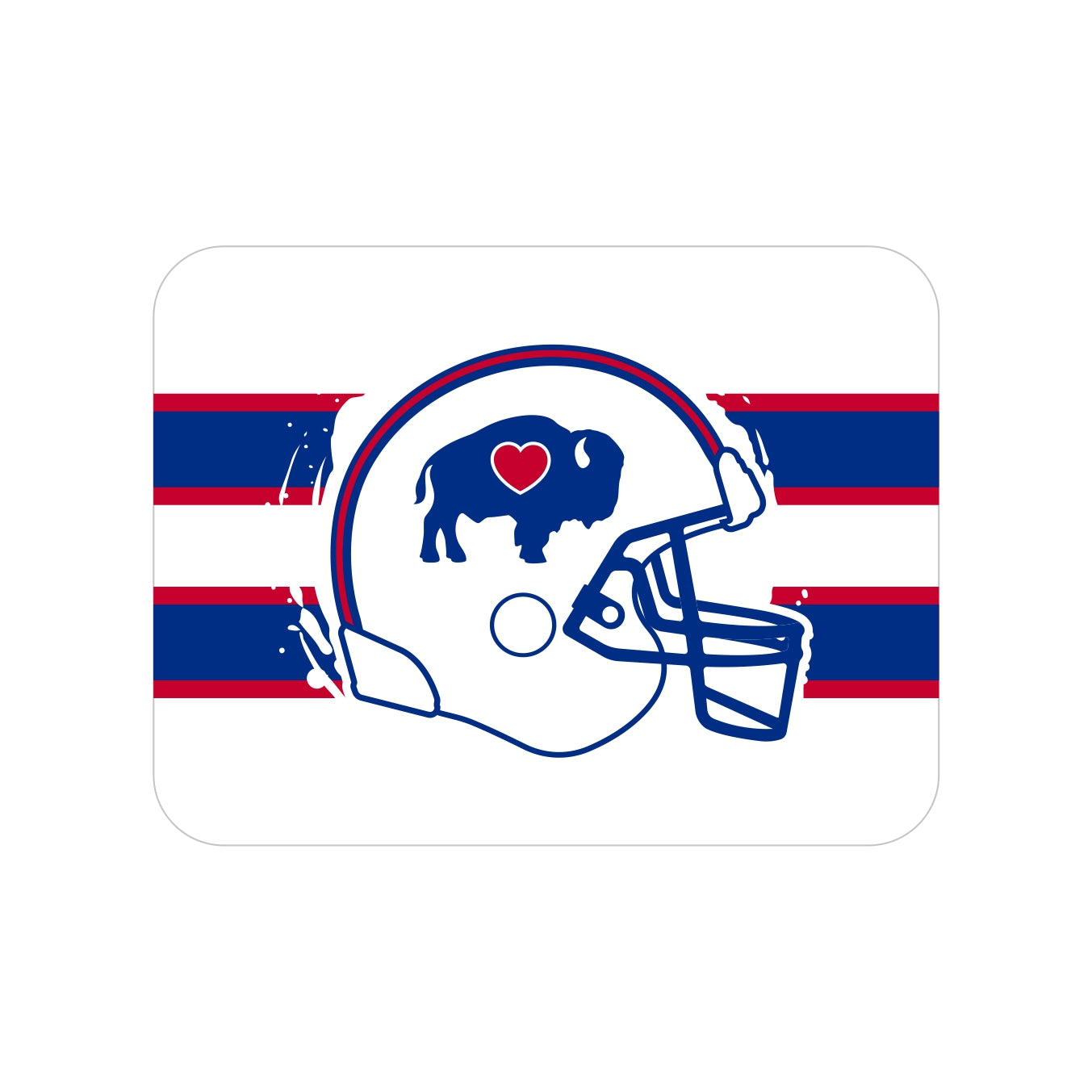 Bar Helmet Sticker – Buffalove Apparel