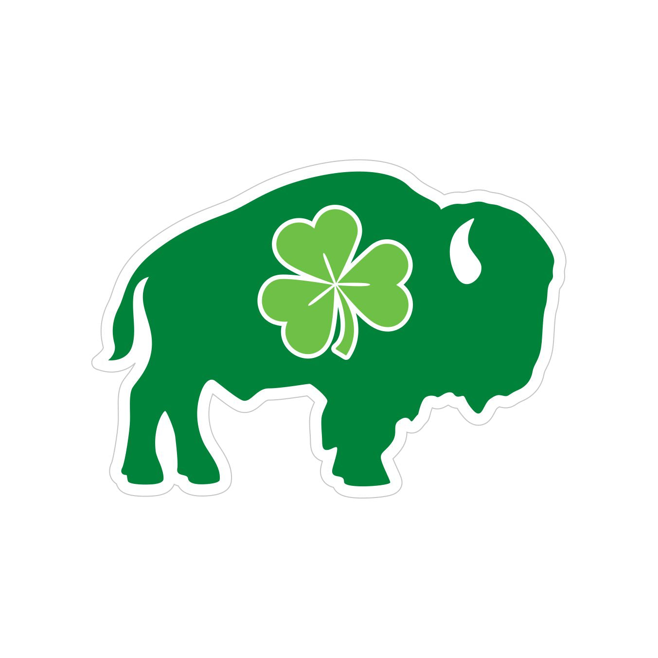 Die Cut Irish Buffalo Sticker & Magnet – Buffalove Apparel
