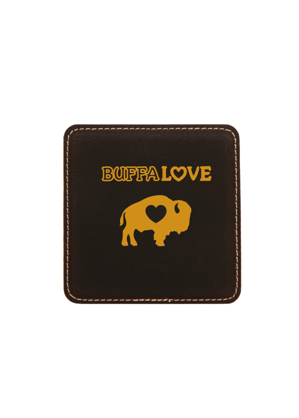 Leather Coasters – Buffalove Apparel
