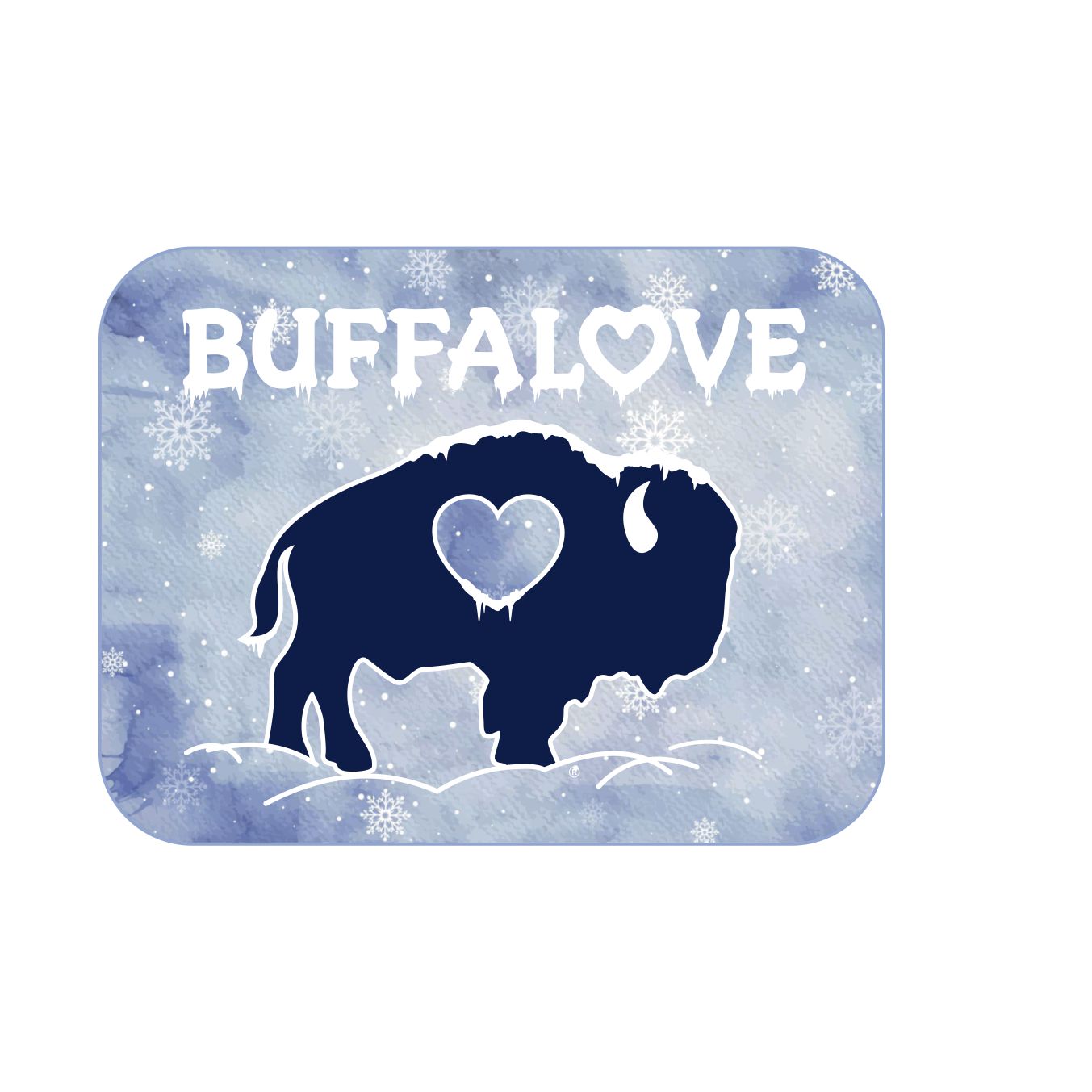 Frozen Sticker – Buffalove Apparel